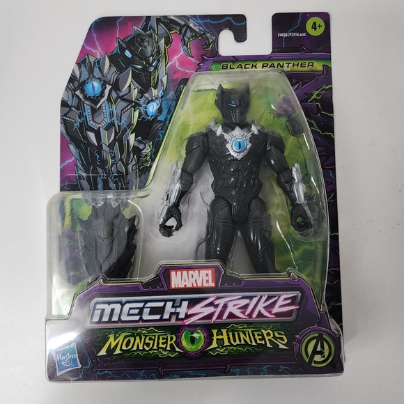 Hasbro | Toys | Marvel Mech Strike Monster Hunter Black Panther Doctor ...